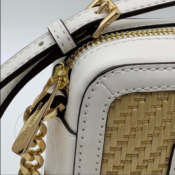 Michael Kors | Bags | Michael Kors Straw Python Capsule Jsi Lg Ew Xbody ...